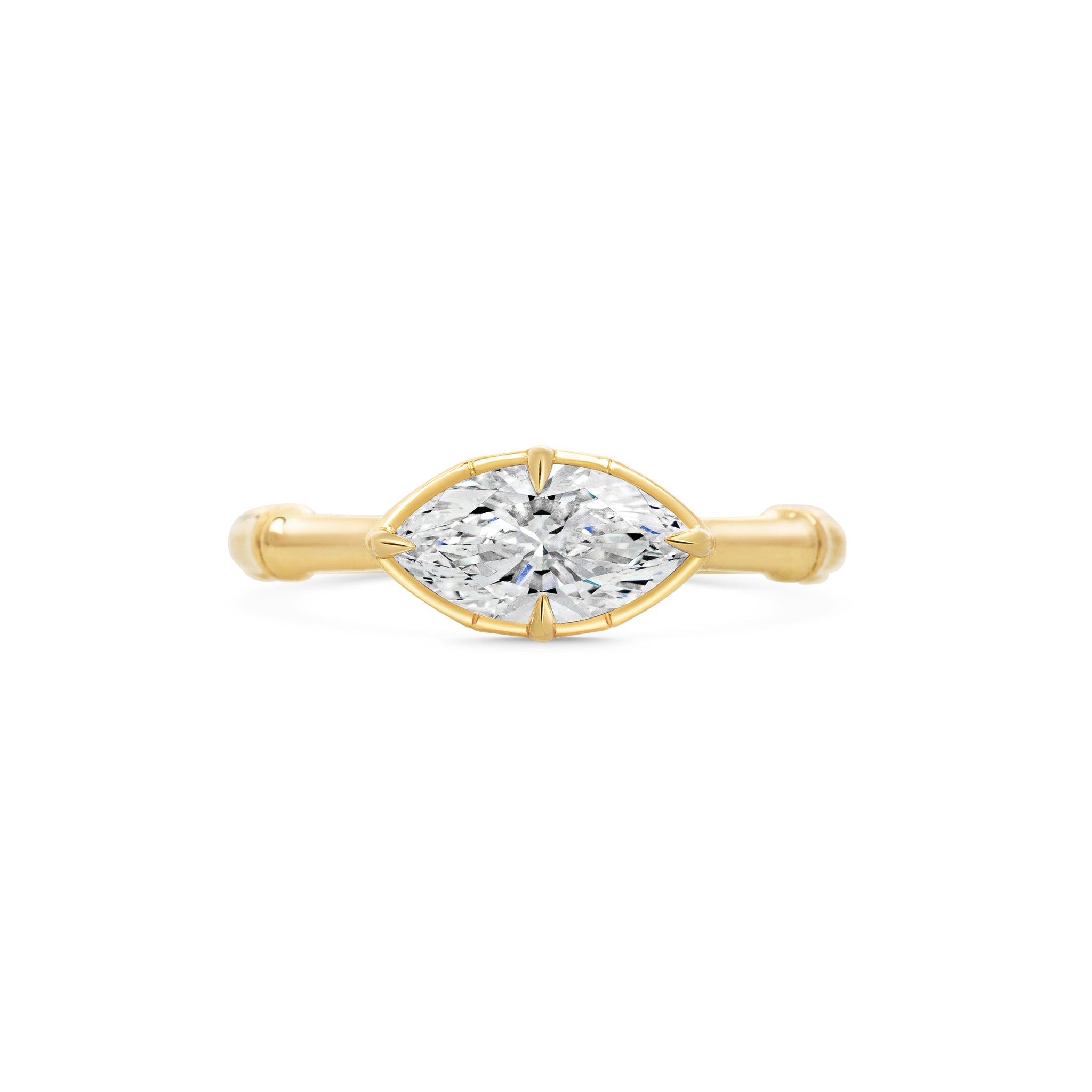 SUGAR CANE MARQUISE RING